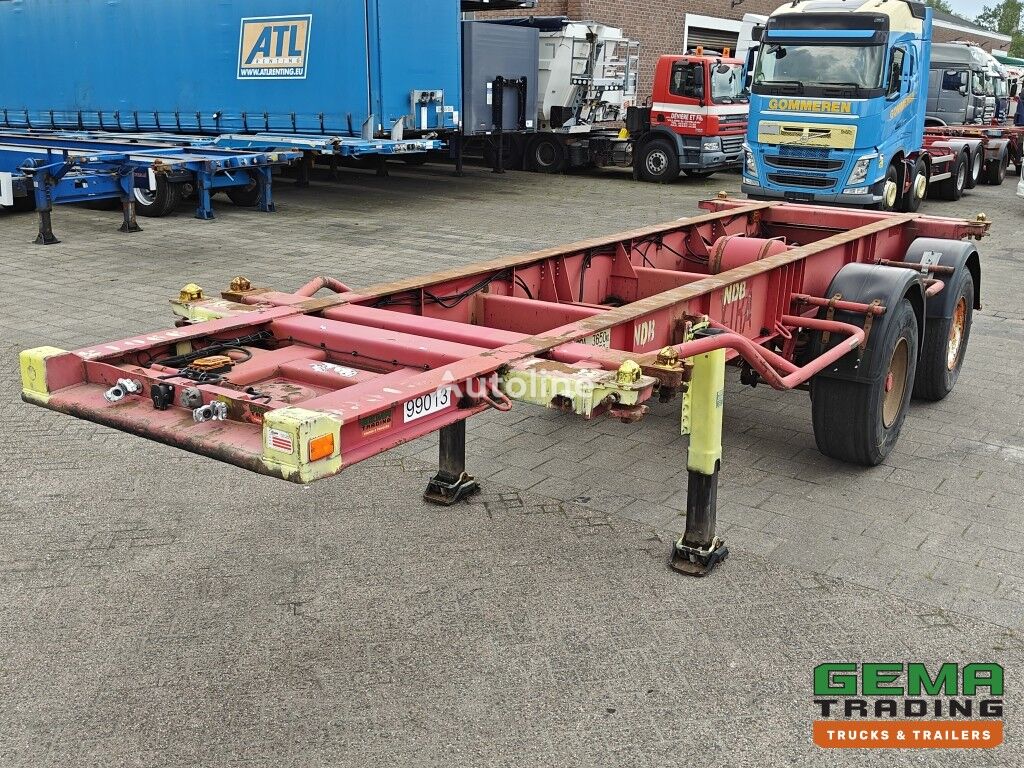 SHLADOT SD-901M 2-Assen ROR DrumBrakes - SteelSuspension - 20FT poluprikolica za prevoz kontejnera