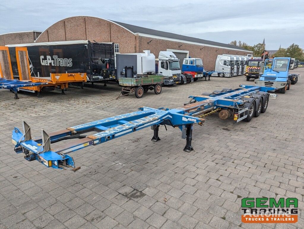 D-Tec FLEXITRAILER VCC-01 MULTI 3-Assen SAF - Schijfremmen - Liftas - poluprikolica za prevoz kontejnera