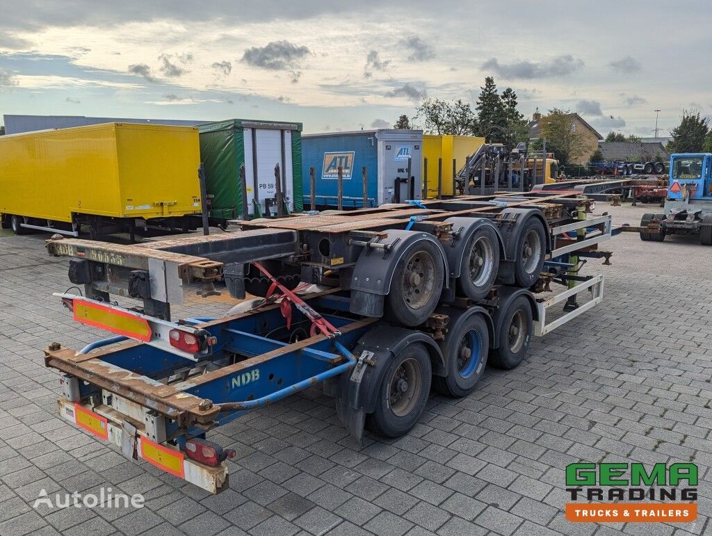 Krone SD 3-Assen BPW DrumBrakes - All Connections - Package of 2 (O188 poluprikolica za prevoz kontejnera