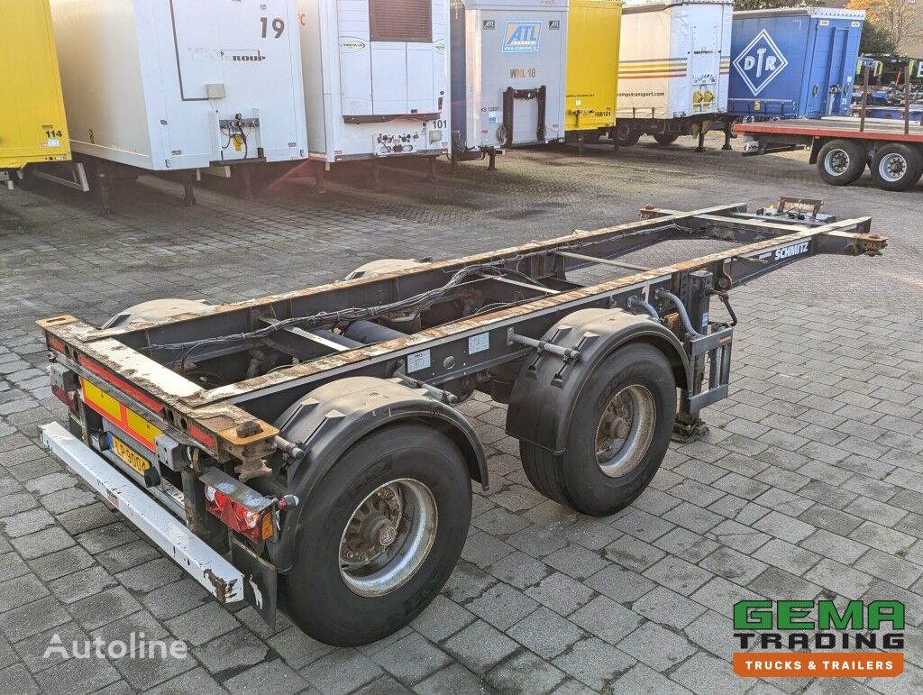 Schmitz Cargobull SCF 20 2-Assen BPW DrumBrakes - 20FT Connection - 2419KG (O2060) poluprikolica za prevoz kontejnera