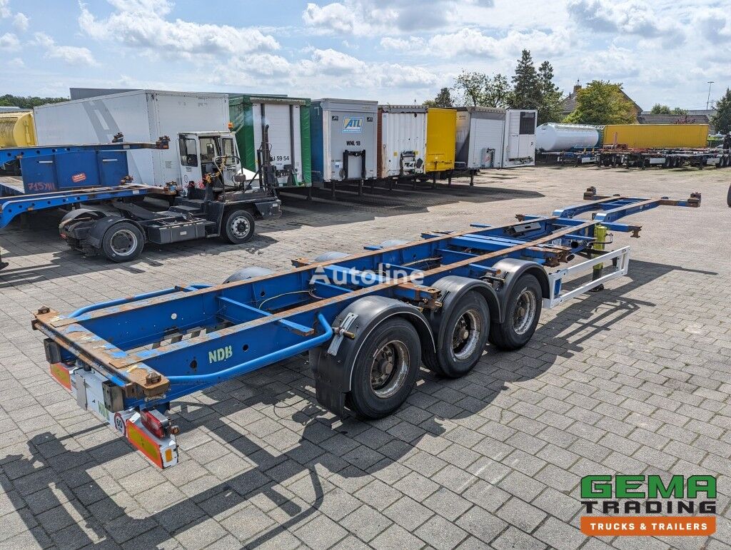 Krone SD27 3-Assen BPW Drumbrakes - 4700KG - All Connections (O1913) poluprikolica za prevoz kontejnera