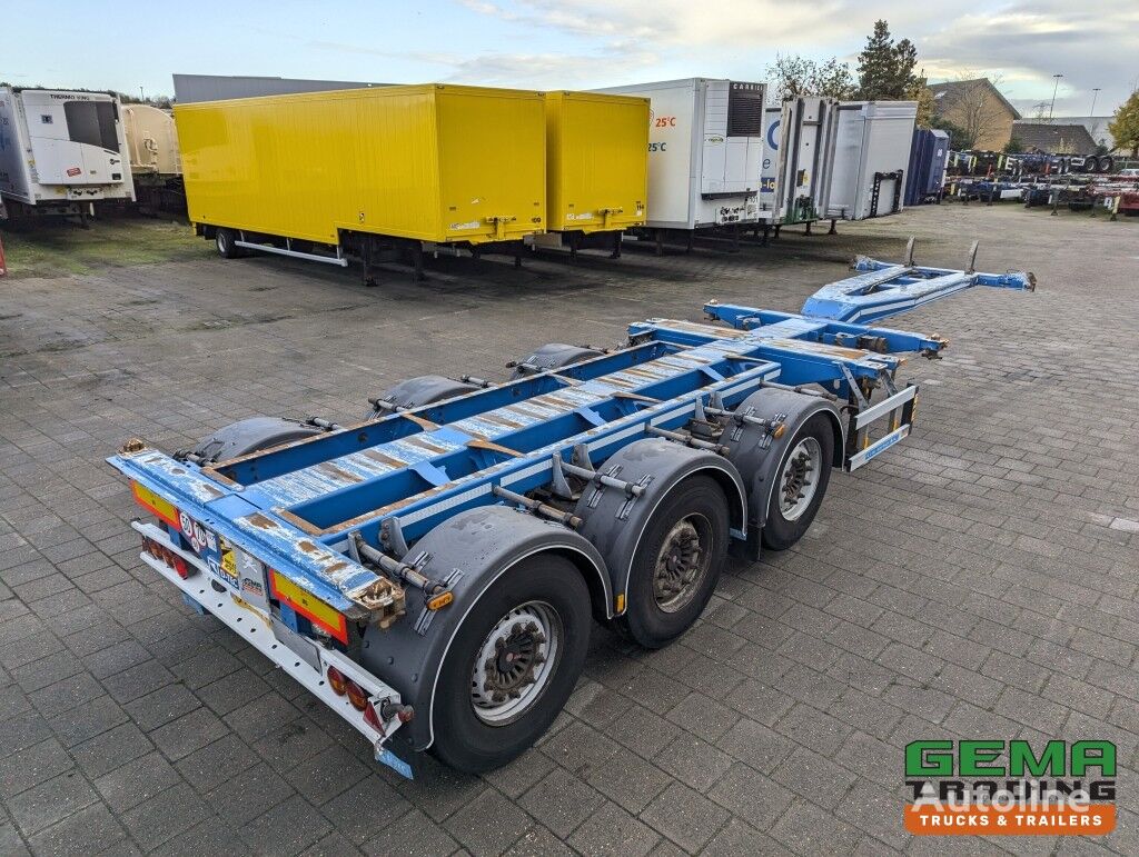 D-Tec FLEXITRAILER VCC-01 MULTI 3-Assen SAF - Schijfremmen - Liftas - poluprikolica za prevoz kontejnera