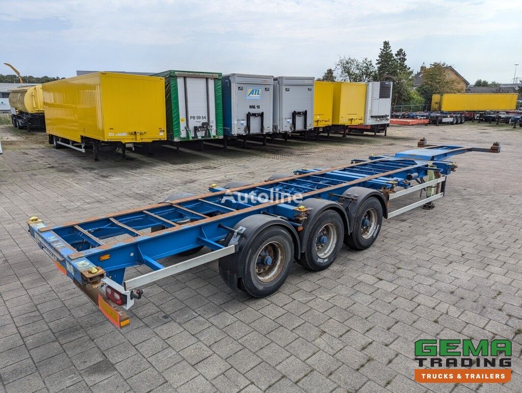 Groenewegen 40.05CC-12-27 3-Assen BPW Lift-as - Drum Brakes - 5560KG - 10 un poluprikolica za prevoz kontejnera