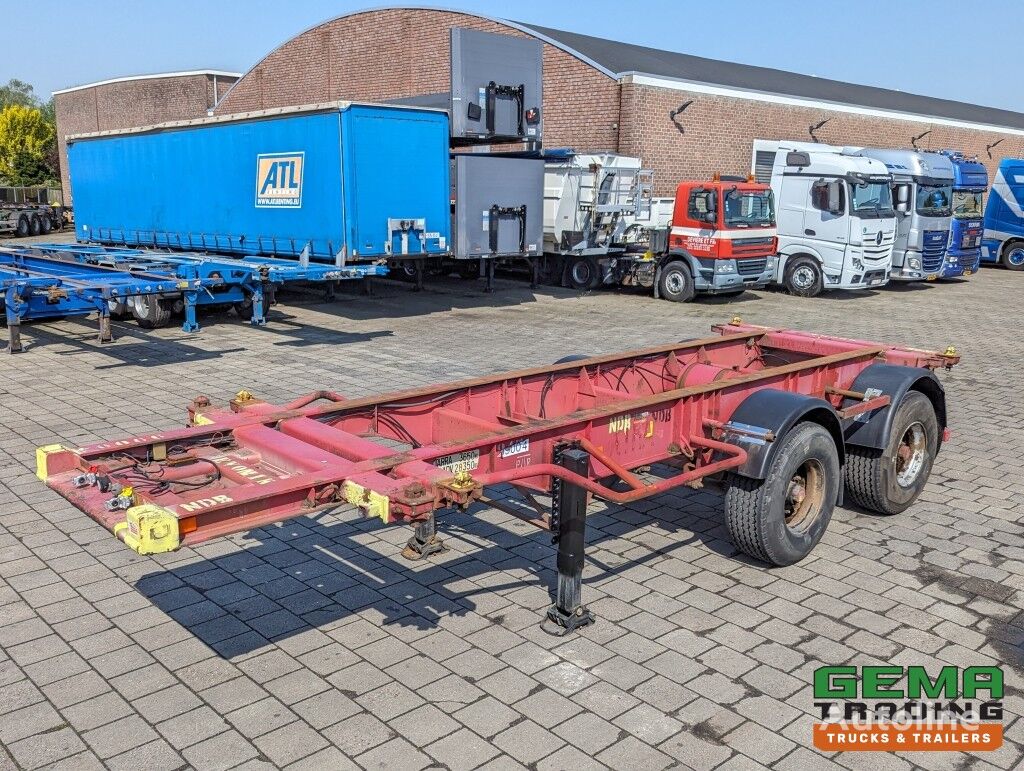 SHLADOT SD-901M 2-Assen ROR DrumBrakes - SteelSuspension - 20FT poluprikolica za prevoz kontejnera