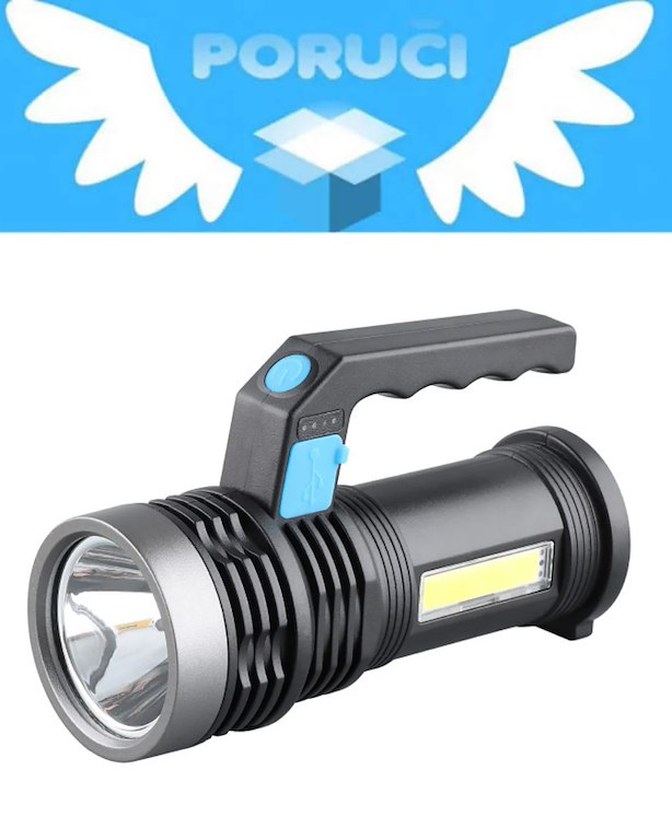 Punjiva LED baterijska lampa 3W PL8408P