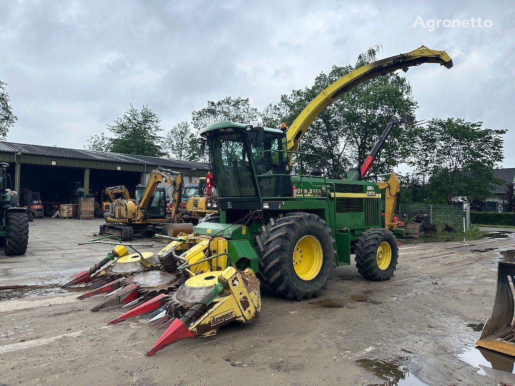 John Deere 6850 included Kemper Champion 4500 & Grass pick-up krmni kombajn