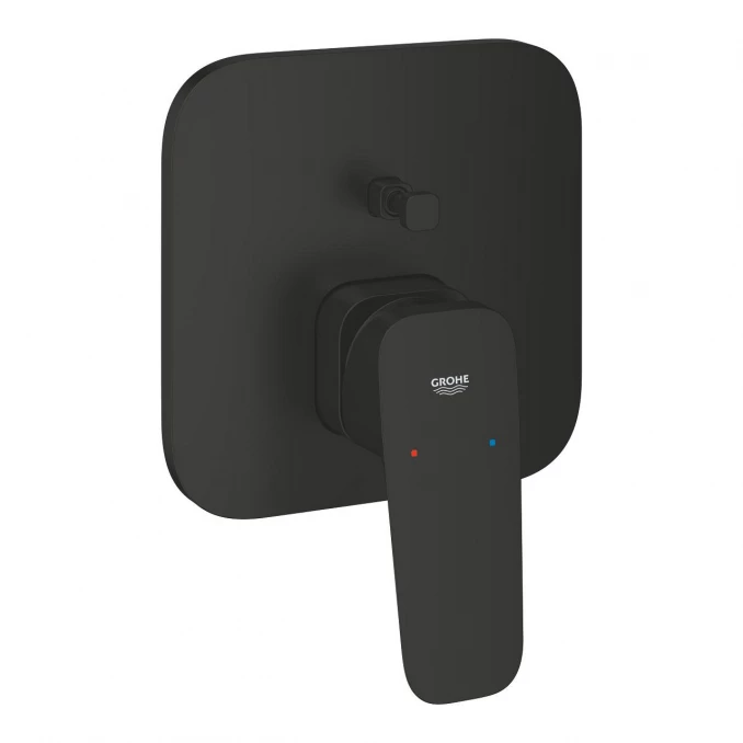 Maska ugradne baterije GROHE CUBEO sa prebacivačem 2F phantom black