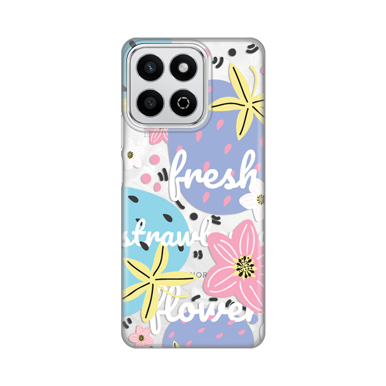 Maska(futrola) Silikonska Print Skin za Honor 200 Smart/Honor X7c Fresh Pastel