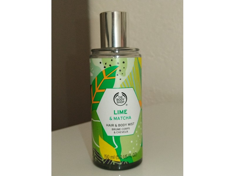 The body shop lime and matcha za kosu I telo mist