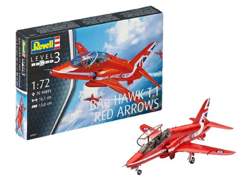 REVELL MAKETA BAE HAWK T.1 RED ARROWS (RV04921/060)