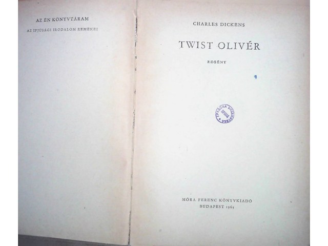 madjarski/ Charles Dickens ➡️ Twist Olivér ➡️ 1965g