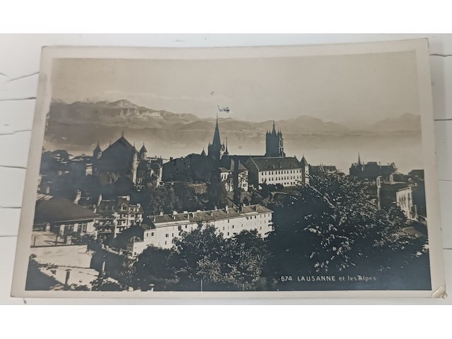 Razglednica..Lozana..Lausanne..1933