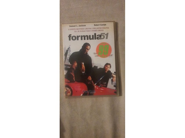 Formula 51-Samjuel L Džekson-R.Karlajl-DVD