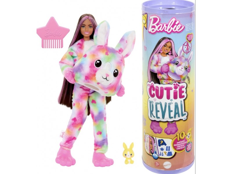 NOVA MATTEL BARBIE Cutie Reveal Bunny Doll Color Revea