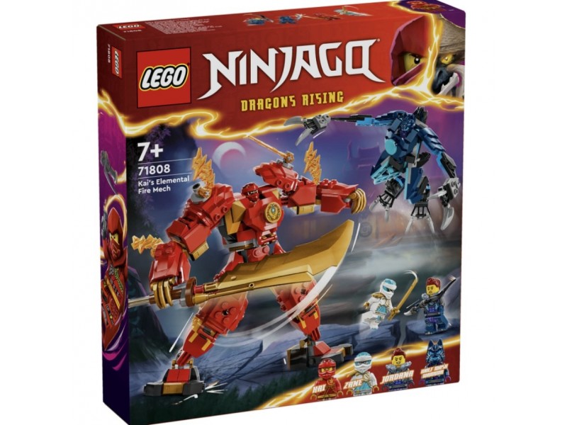 GLANC NOV LEGO Ninjago 71808 Kajev elementarni vatreni