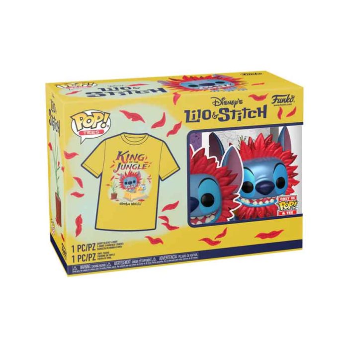 Figura Funko POP! & Tee: Stitch Costume - Simba - XL