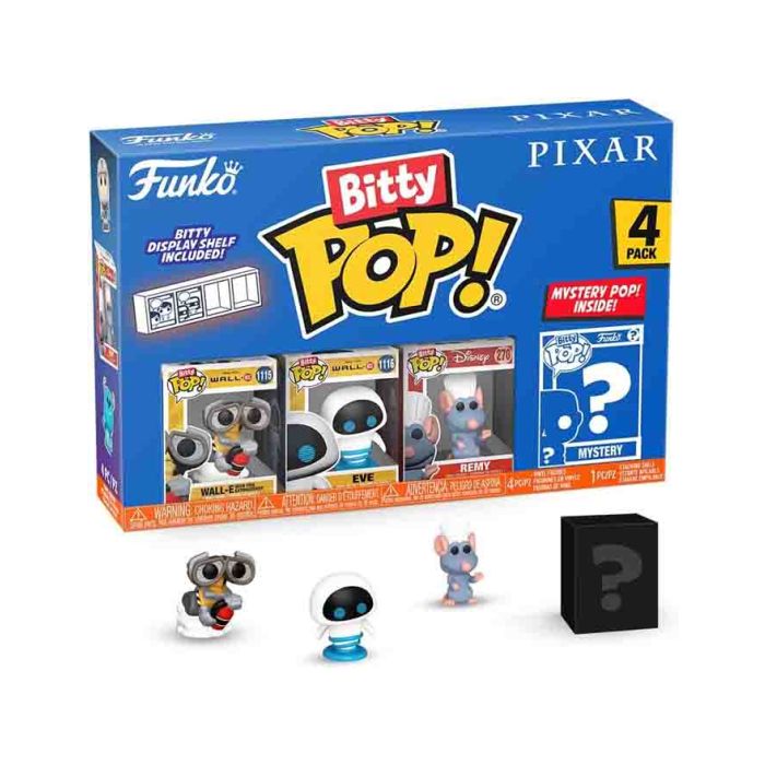 Figura Funko Bitty POP! Pixar - WALL-E 4PK