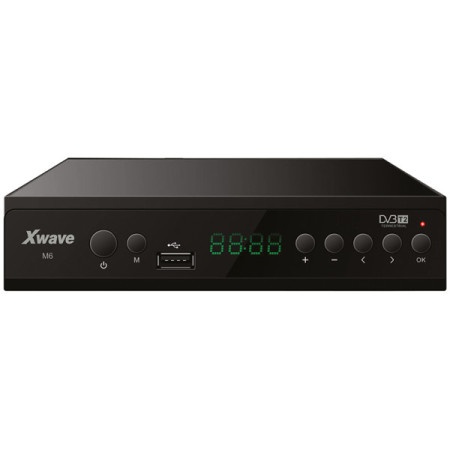 Xwave M6 DVB-T2 Set Top Box,LED,scart,HDMI,RF in-out,USB,media player,metalno kućište 158436