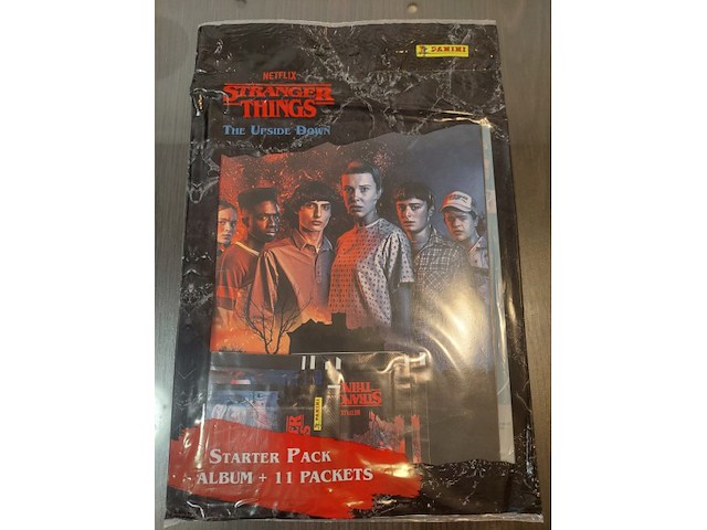 Stranger Things strater pack album sa kesicama Panini