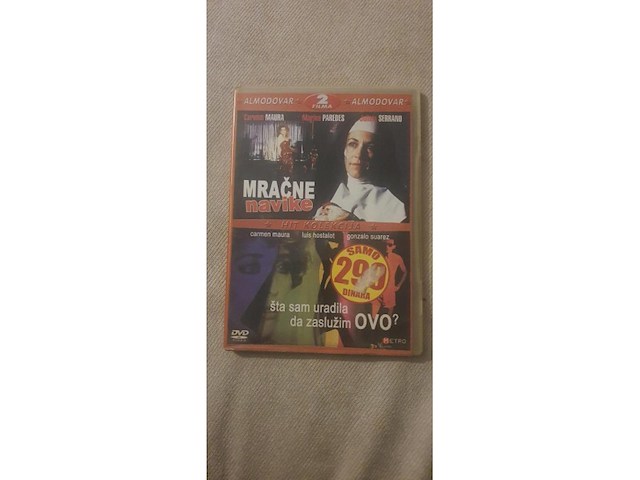 Mracne navike / Sta sam uradila da zasluzim ovo-DVD