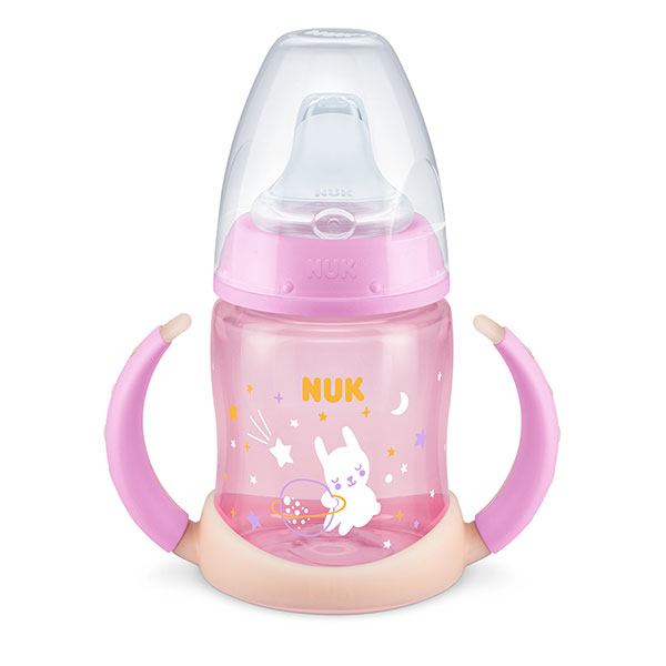 Flašica za učenje sa ručkama Glow in the Dark Nuk 215326.4