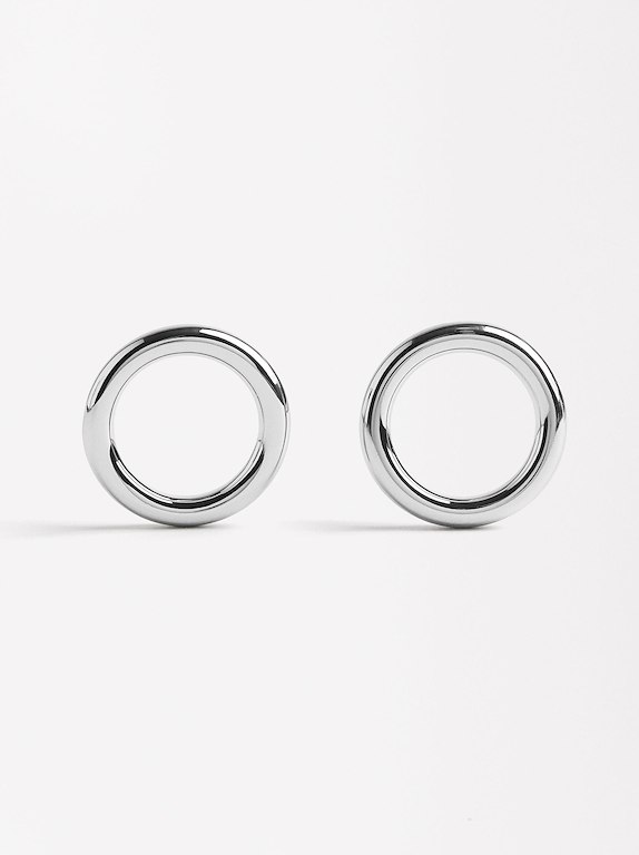 Medium hoop earrings