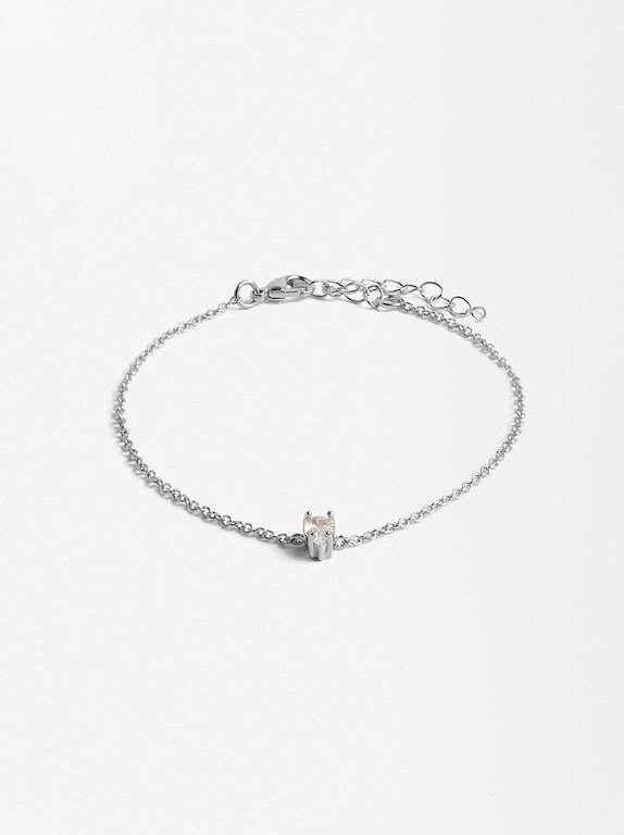 BRACELET WITH ZIRCONIA