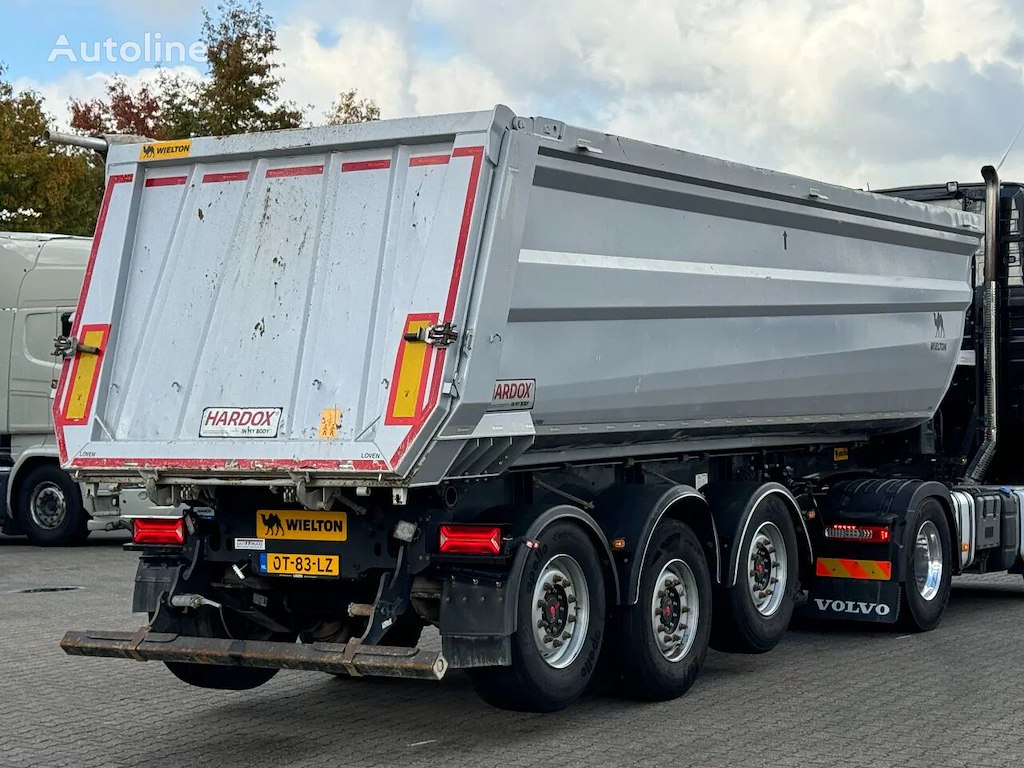 Wielton 30m3 Hardox Tipper / SAF-Disc / 2x Lift-axle poluprikolica kipera