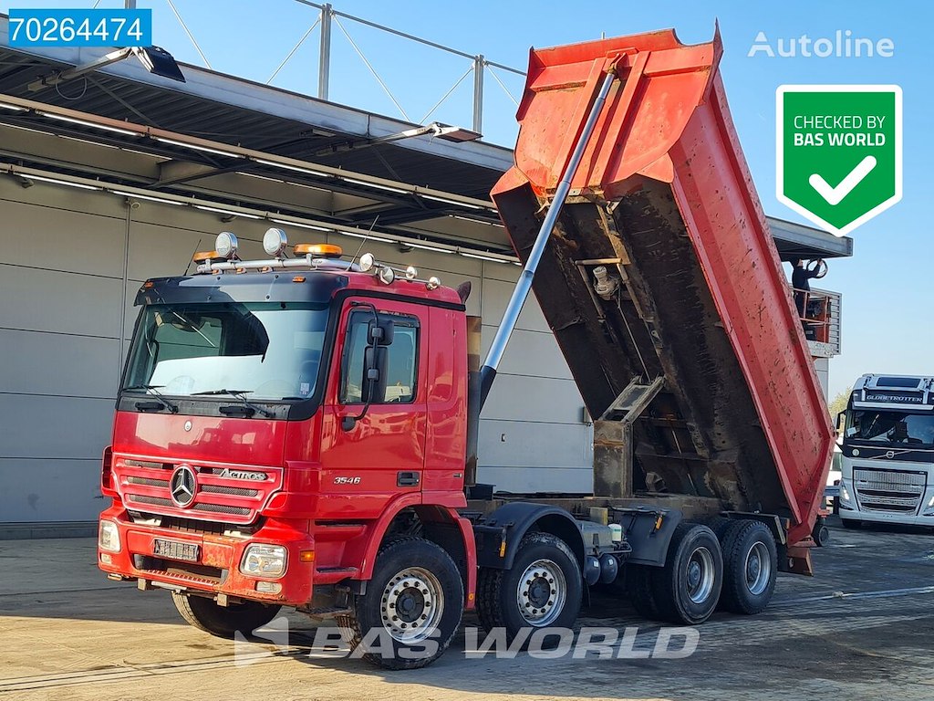 Mercedes-Benz Actros 3546 8X4 Big-Axle Full Steel Suspension Retarder Euro 3 kiper