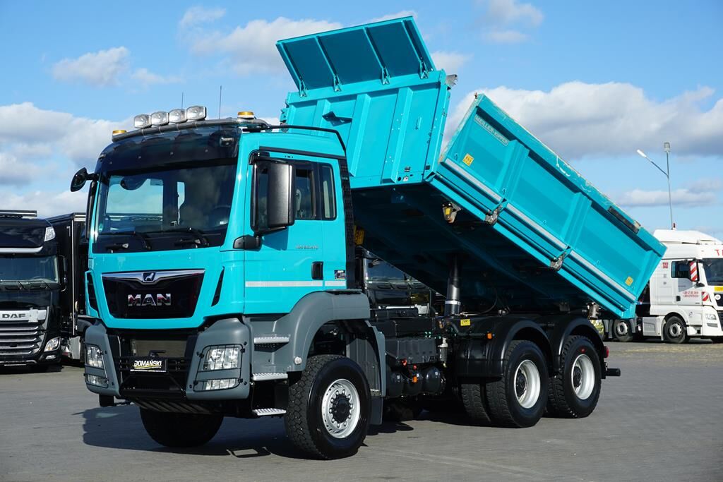 MAN TGS / 26.470 / E 6 / WYWROTKA / 6 X 6 / HYDROBURTA kiper