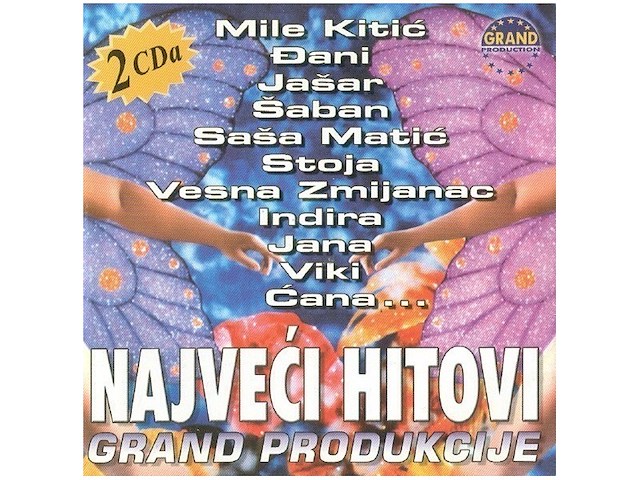 Various – Najveći Hitovi Grand Produkcije (2CD) U CELOF