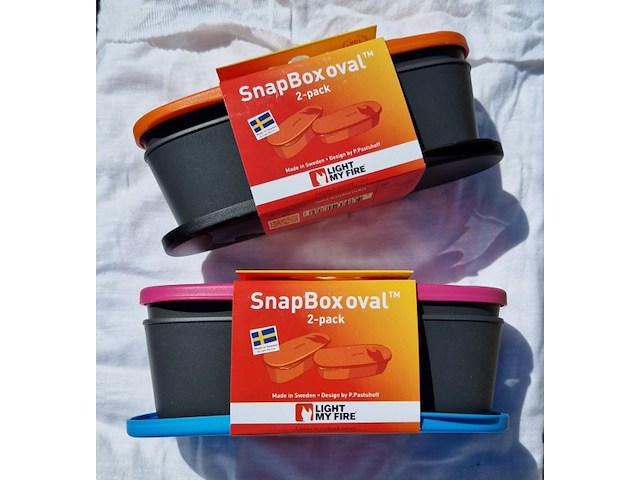 SNAPBOX oval 2-pack Light My Fire