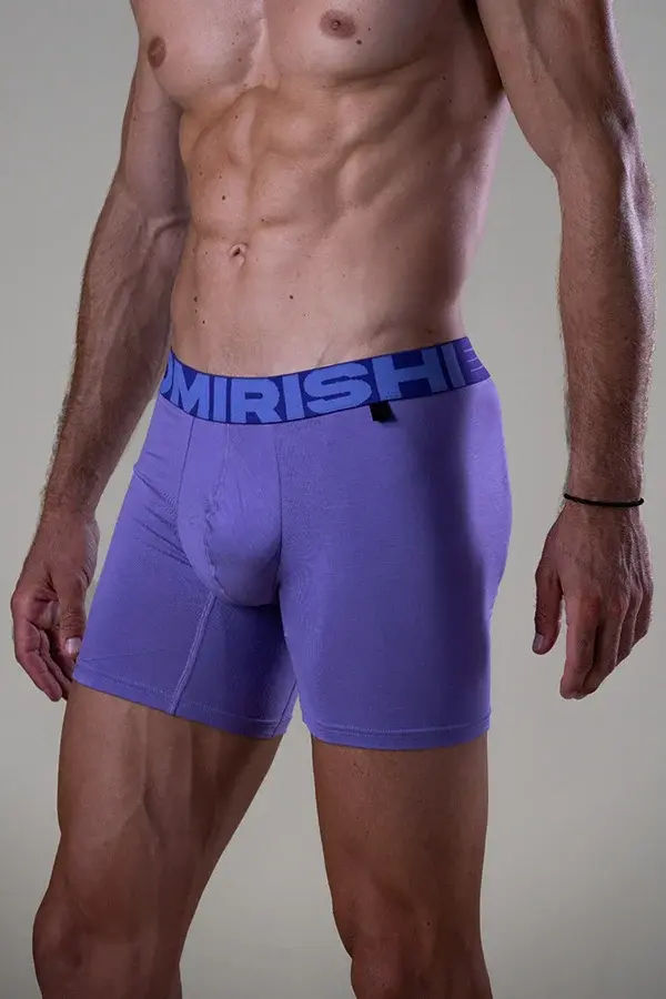 POMIRISHI BAMBOO UNDERWEAR Muške bokserice Premium, Lavanda