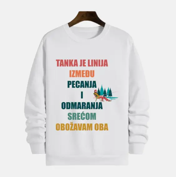 MAFIMI Duks Tanka je linija između pecanja i odmaranja, Beli