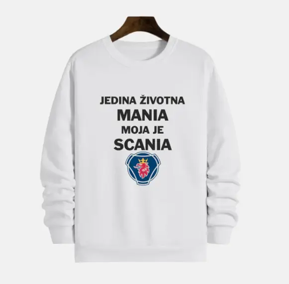 MAFIMI Muški duks Jedina životna mania, Beli