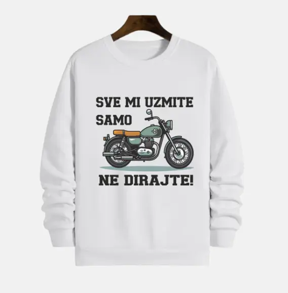 MAFIMI Duks Sve mi uzmite samo motor ne dirajte, Beli