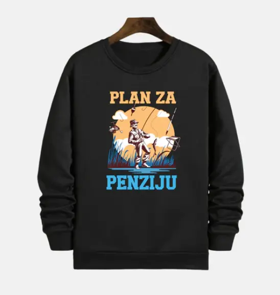 MAFIMI Muški duks Plan za penziju, Crni