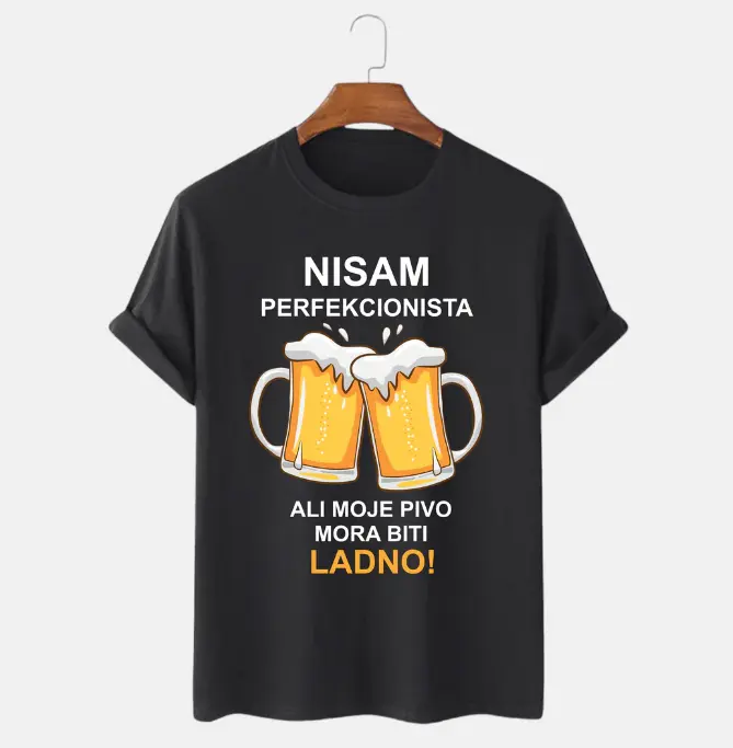 MAFIMI Majica Nisam Perfekcionista, Crna