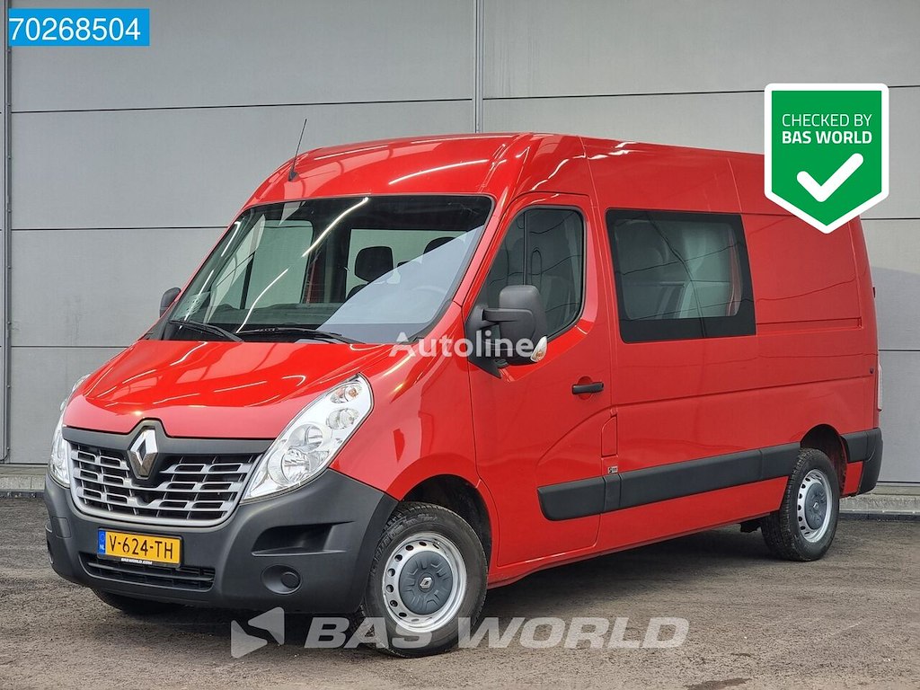 Renault Master 130PK L2H2 Dubbel Cabine Airco Cruise Camera Navi Trekhaa laki furgon