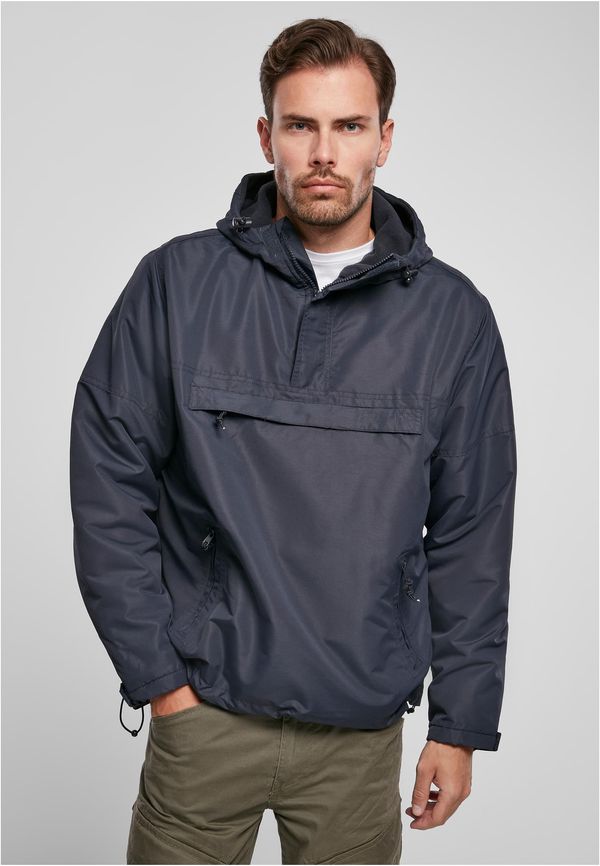 FLEECE PULL OVER WINDBREAKER NAVY