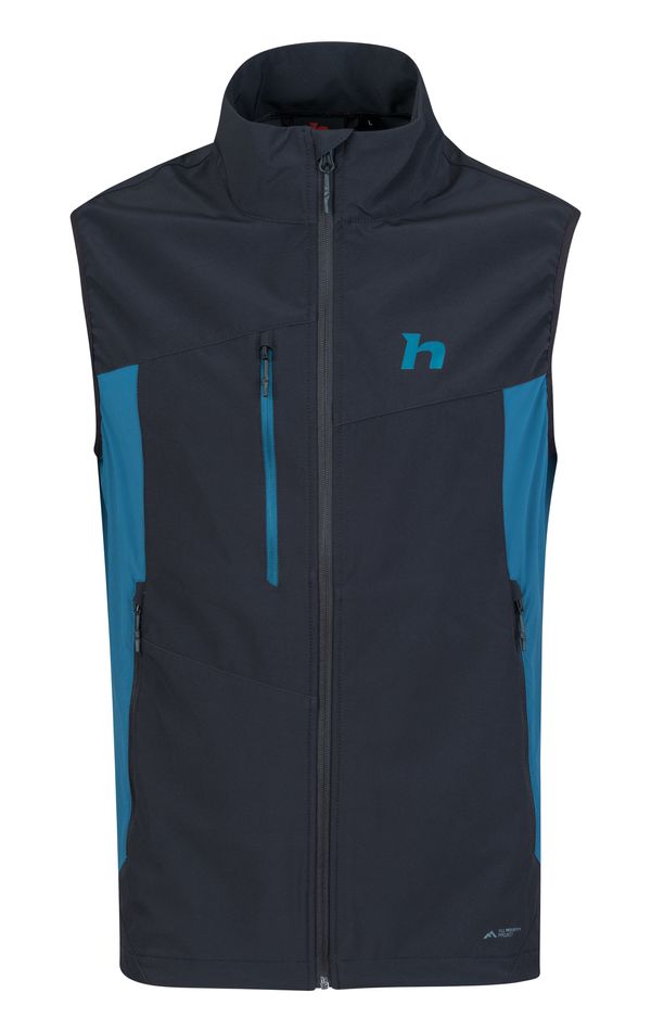 MEN'S SOFTSHELL VEST HANNAH CARSTEN VEST ANTHRACITE/SAILOR BLUE