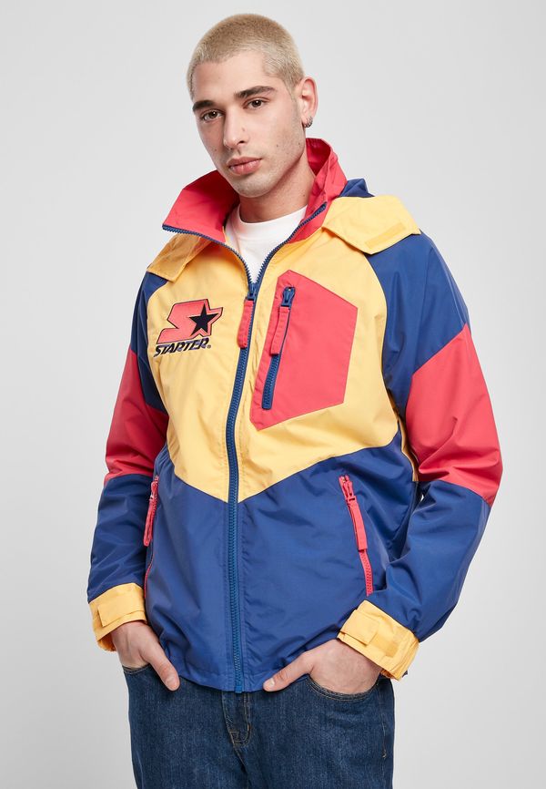 JACKET STARTER MULTICOLORED LOGO RED/BLUE/YELLOW