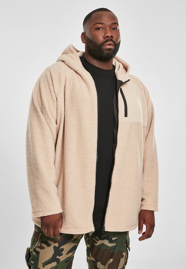 SHERPA HOODED JACKET DARKSAND