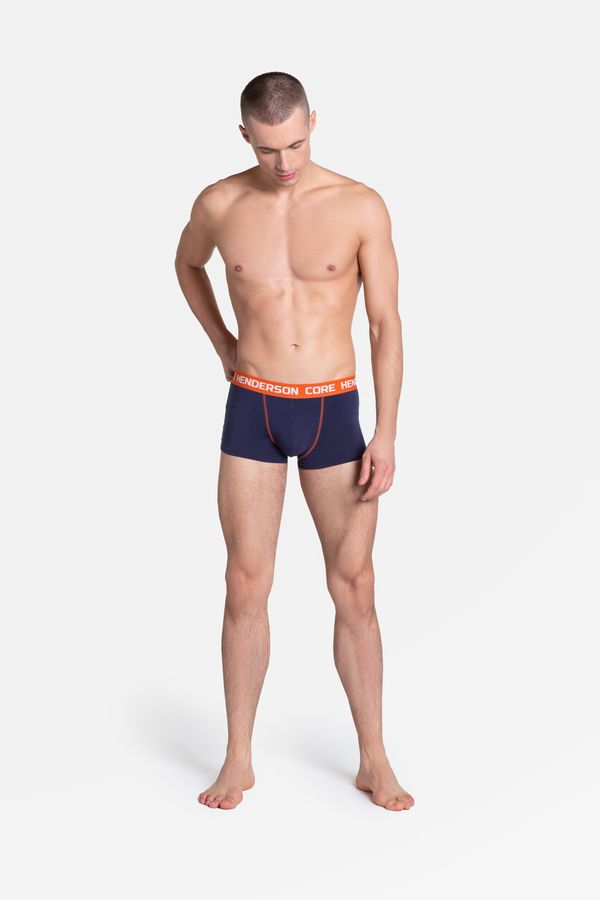 LOYD 38837-MLC BOXER SHORTS SET OF 2 PIECES NAVY-ORANGE NAVY-ORANGE