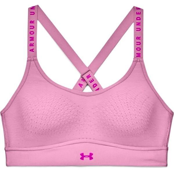 WOMEN'S BRA UNDER ARMOUR INFINITY MID BRA PINK XS