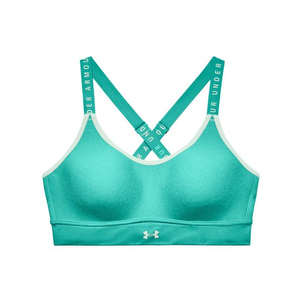 UNDER ARMOUR INFINITY MID HTHR COVER-GRN XS WOMEN'S BRA