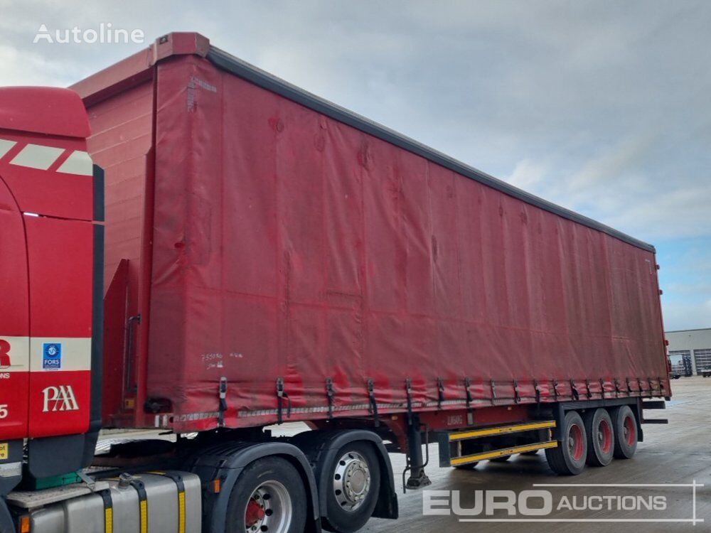 Prodaje se Schmitz Tri Axle Curtainsider Trailer poluprikolicu sa kliznom ceradom na aukciji