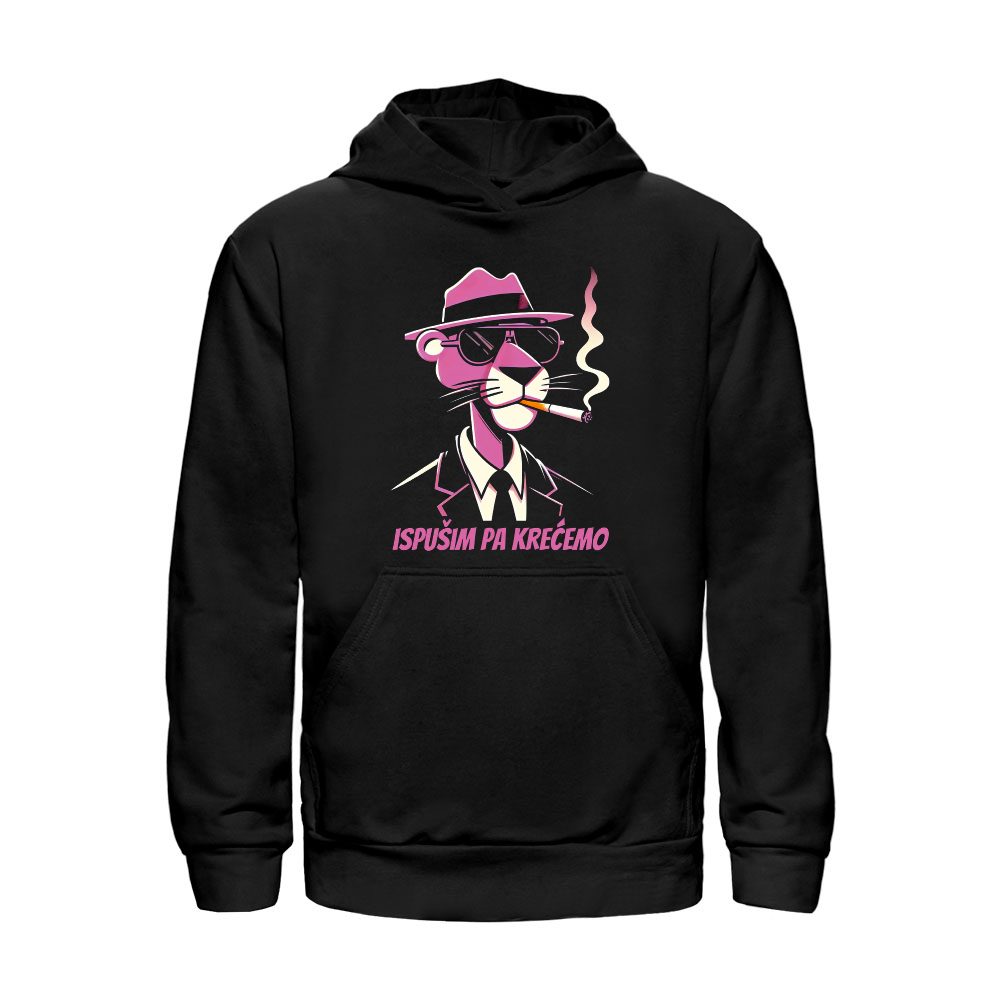 Pink Panter Ispusim pa Krecemo - Unisex Duks