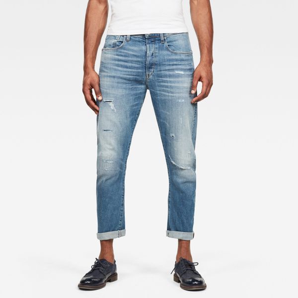 G-STAR JEANS - TYPE C 3D STRAIGHT TAPERED 2.0 BLUE-GREY