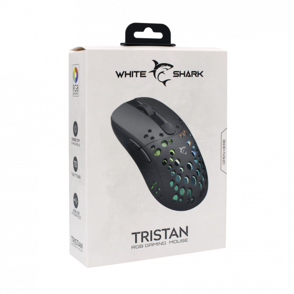 WS GM 9004 TRISTAN, Mouse Black